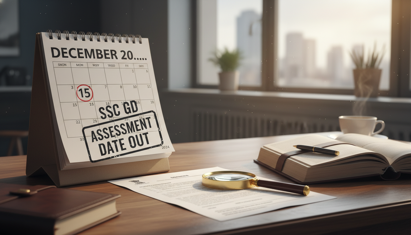 SSC GD Exam Date 2026 Out: Check Official Schedule, Admit Card, and ...